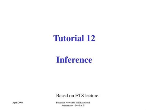 Ppt Tutorial 12 Inference Powerpoint Presentation Free Download Id