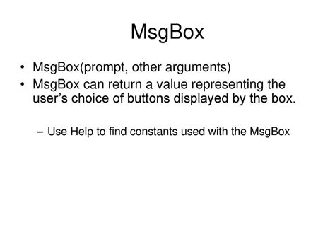 Introduction To Vba Programming Ppt Download