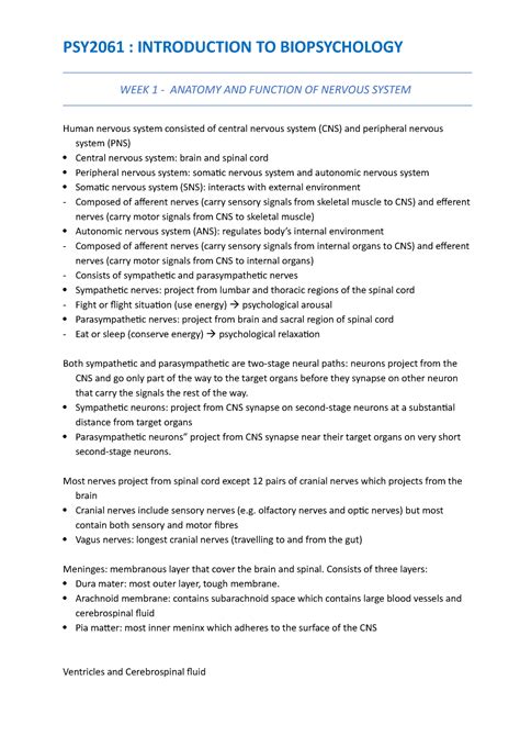 psy2061 notes this is lecture note that i ve summarised in lecture 1