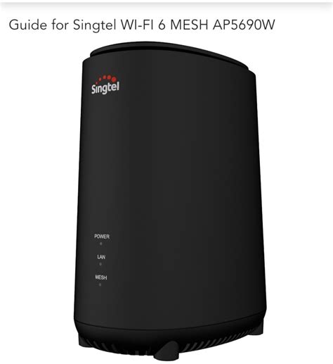 Singtel Wifi Mesh Extender Dual Pack Computers Tech Parts Accessories Networking On