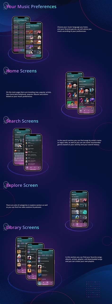 Music Player App Design Ui And Ux Design On Behance