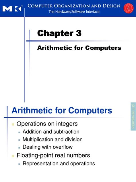 chapter 3 arithmetic for computers revised pdf numbers computer