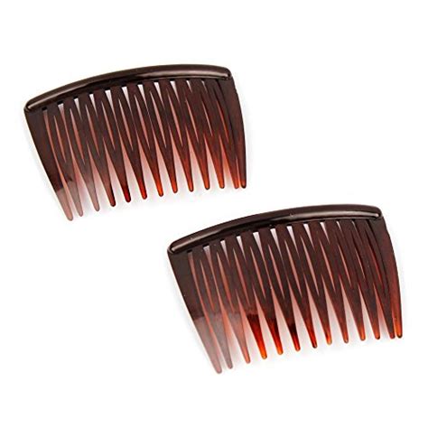 Vidal Sassoon Side Combs Tortoise 2 Count Black Hair Style