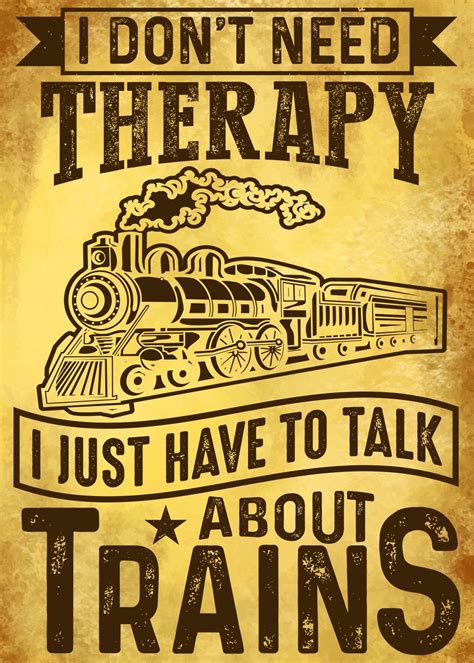 Train Therapy Poster By Stonerplates Displate