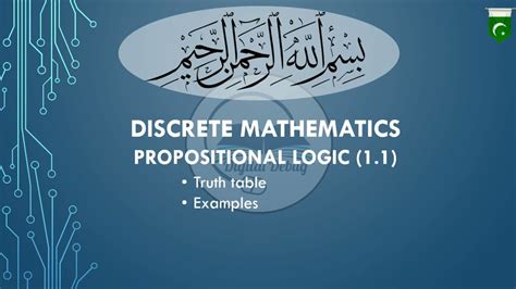 Truth Table Discrete Mathematics Propositional Logic اردو हिंदी Youtube