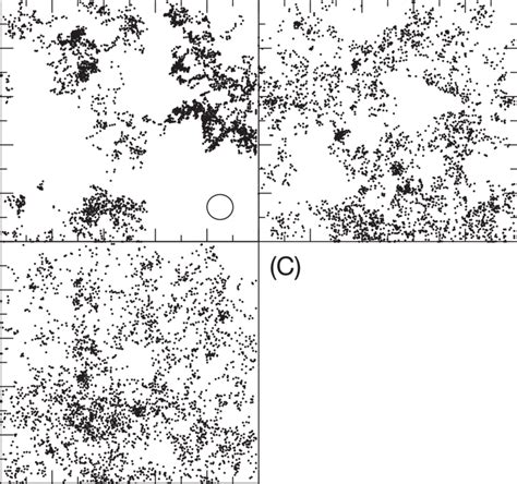 Trajectory Points Of Single Molecule Trajectories In The 4 Nm Thin Film Download Scientific