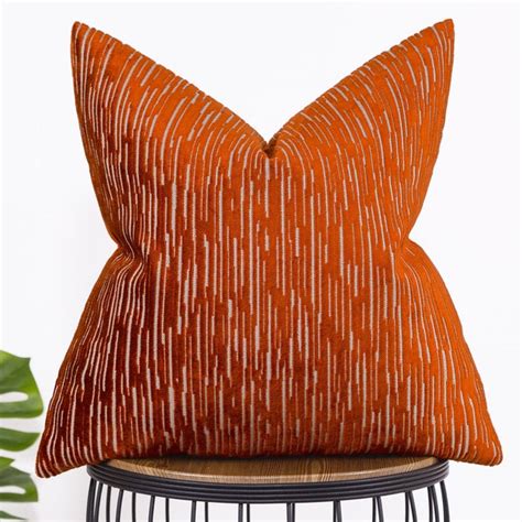 Rust Throw Pillow Etsy