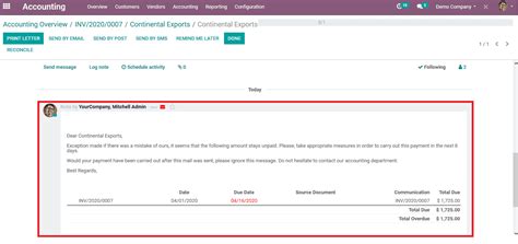 How To Manage Follow Up Option In Odoo 13