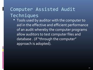 Auditing By CIS Chapter PPT Computer Software And Applications Computing