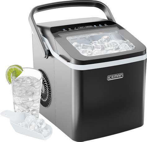 Iceman Dual Size Ice Maker Countertop Portable Ice Machine Large And Small Ice