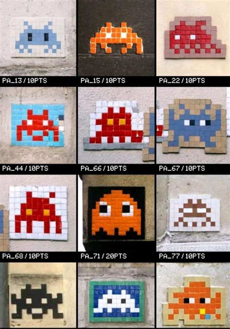 Flashinvaders By Invader Wunderkammern