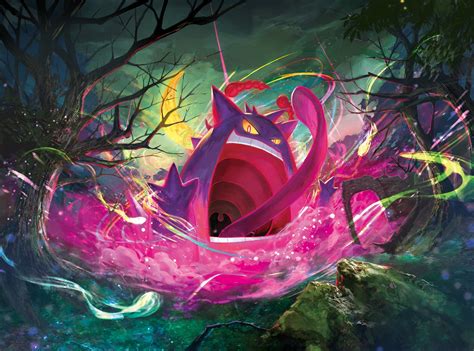 Gengar Gigantamax Gengar Nintendo Pokemon Pokemon Tcg Highres Non Web Source Official Art