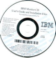 Ibm Monitor Cd Userguide Install X X Ibm Free Download Borrow And Streaming