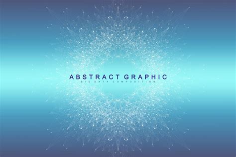 Premium Vector Big Data Visualization Graphic Abstract Background