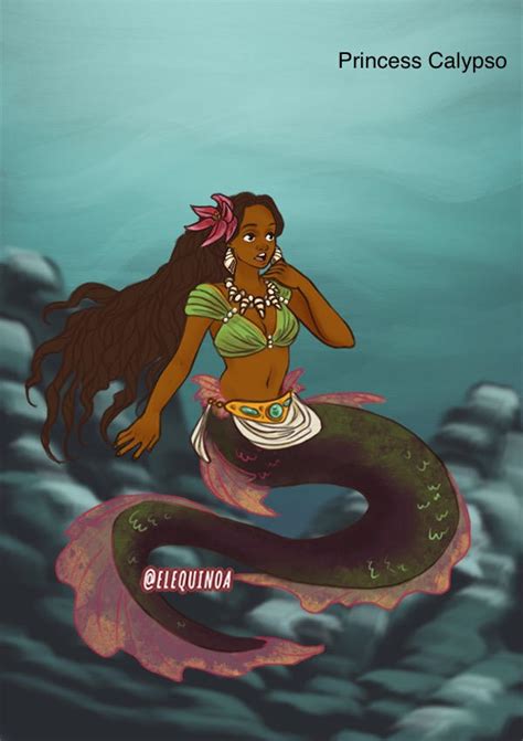 Princess Calypso Underwater Form By Violetmints100 On Deviantart