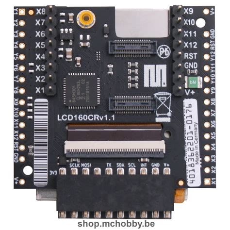 Ecran LCD Tactile Couleur Pour MicroPython PyBoard V MCHobby Vente De Raspberry Pi