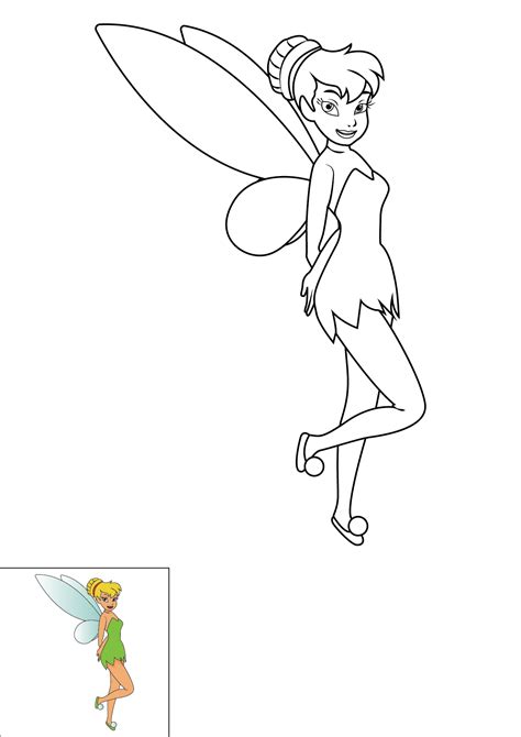 How To Draw Tinkerbell Step By Step
