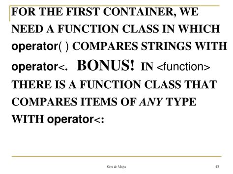 Ppt Sets And Maps Associative Containers Powerpoint Presentation Id