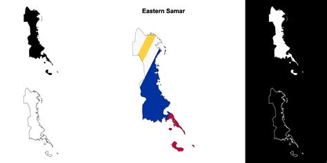 Eastern Samar Province Outline Map Set 46351692 Vector Art At Vecteezy