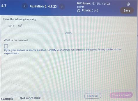 Solved 47question 6 4723hw Score 18184 ﻿of