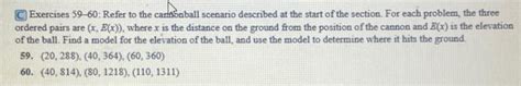 solved exercises 59 60 refer to the carnsnball scenario
