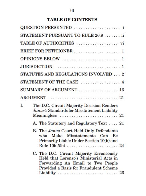 Table Of Contents Number Subsections Without Numbering Sections Tex