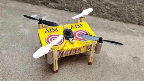 how to make toy rc drone with matchbox diy quadcopter matchbox drone