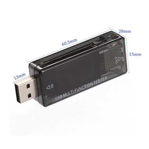 USB MultiFunction Ampear Voltage Detector Capacity Digital Tester Udvabony Com Electronics