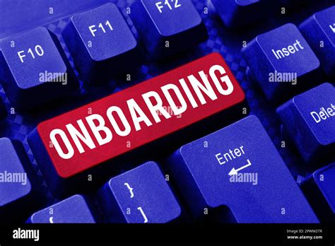 Handwriting Text Onboarding Concept Meaning Action Process Of