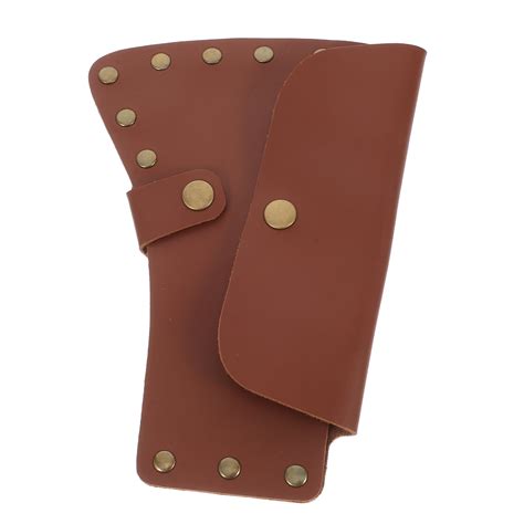 Worgeous Axe Head Protector Pu Axe Guard Camping Hatchet Sleeve Hiking Axe Cover Bbq Hatchet
