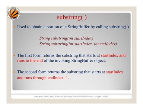 String Handlingstring Buffer Class Pdf Programming Languages