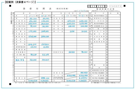 貸借対照表（青色申告）の書き方・ポイント【記入例付き】