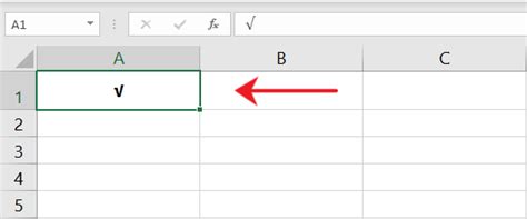 How To Insert Square Root Symbol In Excel