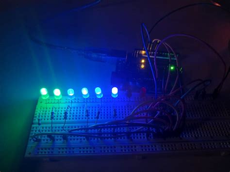 Simple LED VU Meter From System Audio Arduino Project Hub