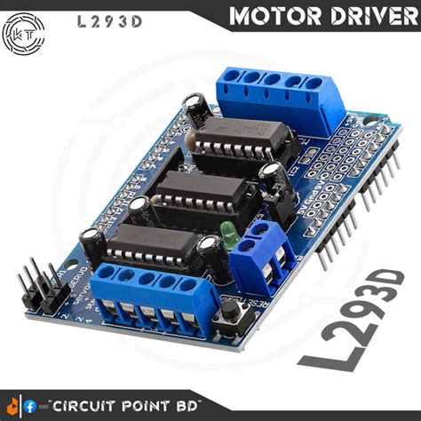 L293d Motor Driver Shield Module For Rc Project Rc Car Lfr Stepper Servo Motor Shield L293