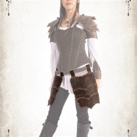 Leather Armor Tassets Etsy