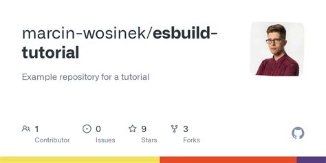 GitHub Marcin Wosinek Esbuild Tutorial Example Repository For A Tutorial