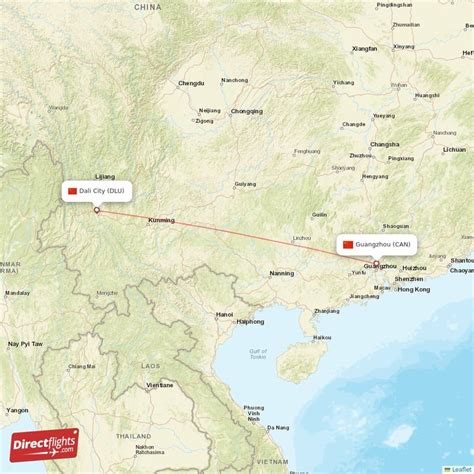 Direct Flights From Guangzhou To Dali City Can To Dlu Non Stop
