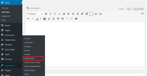 add a background image in wordpress website know how