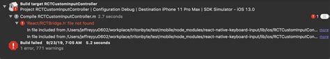 Rn 060 Cannot Build Reactrctbridgeh File Not Found · Issue 89 · Wix Incubatorreact Native