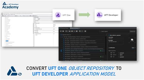 Convert Uft One Object Repository Into Uft Developer Application Model