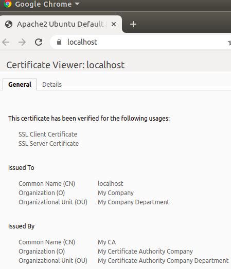 Ssl Localhost Ubuntu Apache2 Chrome And Firefox Bartosz