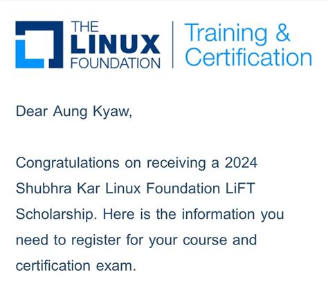 Aung Kyaw Soe On Linkedin Linuxfoundation Liftscholarship Opensource Linux