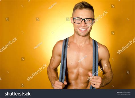 Happy Sexy Man Stock Photo 635093960 Shutterstock