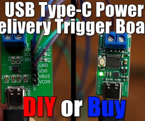 Diy Usb Type C Power Delivery Trigger Board 5 Steps With Pictures Instructables