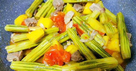 Kusina Everyday Ginisang Bunga Ng Malunggay Na May Kamote