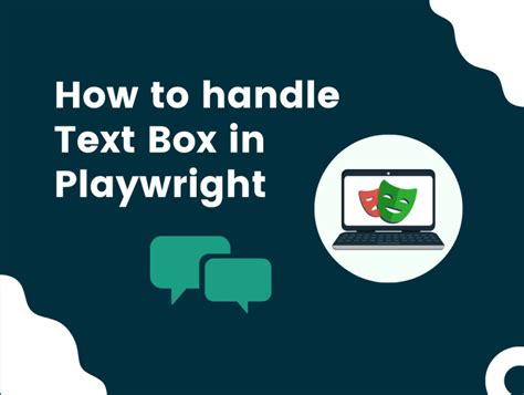 How To Handle Text Box In Playwright