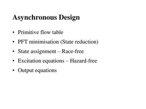 ppt asynchronous sequential circuits aka ‘feedback sequential