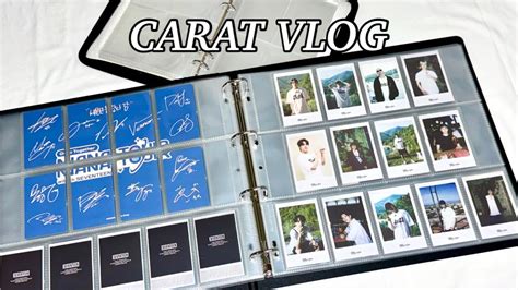 캐럿로그💎 캐럿을 위한 포카 바인더가 있다ㅋㅋ 이거 가족앨범 아니묘🥹 세븐틴 단체 바인더 13포켓 바인더 정리 포카정리하기 Youtube