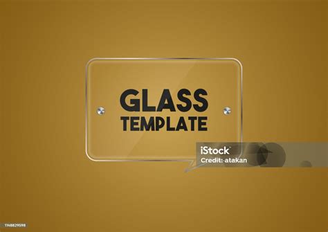 Vector Glass Template Stock Illustration Download Image Now
